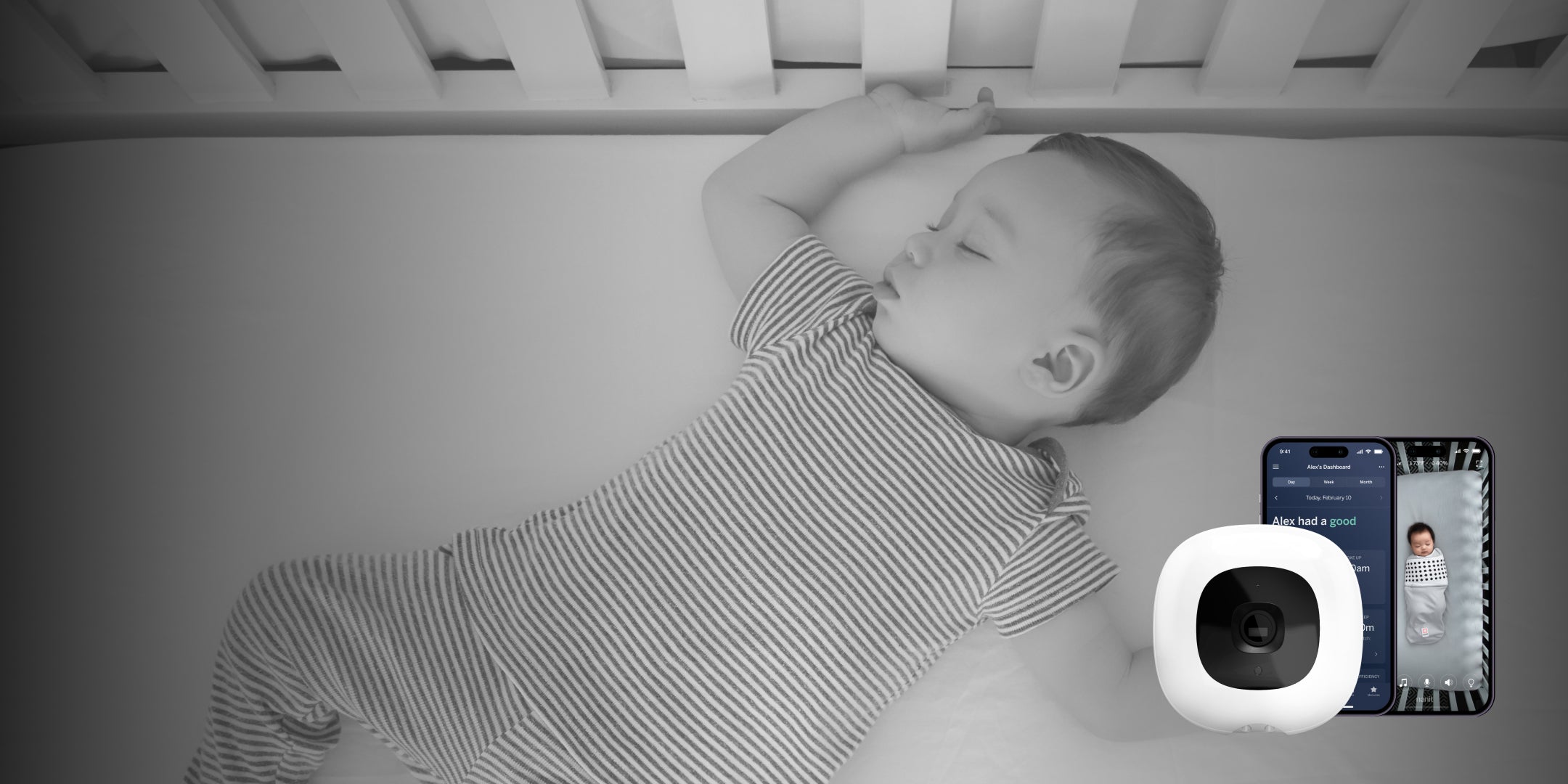 Nanit Pro Smart Baby Monitor | Tracks Sleep and Breathing