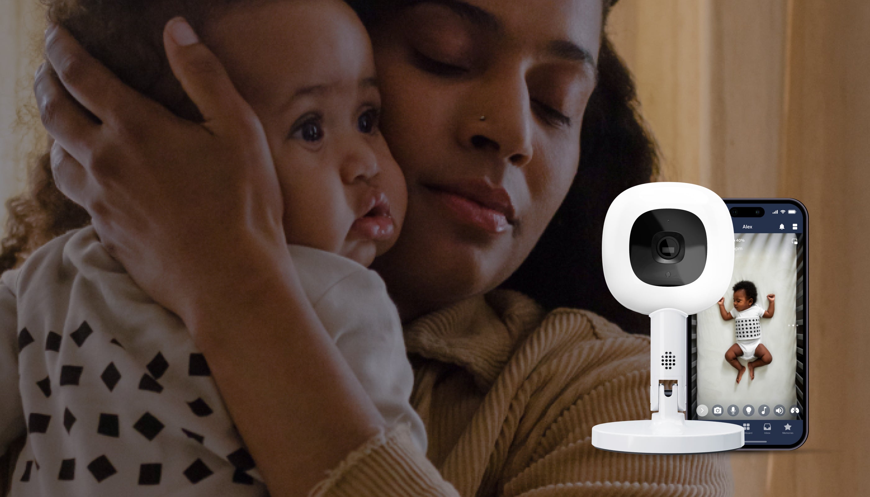 Nanit Pro Smart Baby Monitor | Tracks Sleep and Breathing