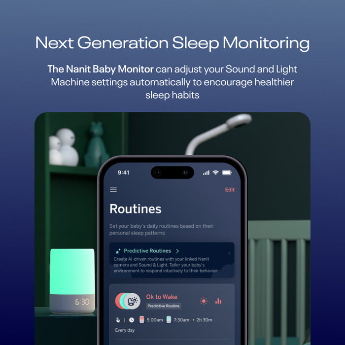 Nanit Sound & Light | Smart Night Light & Noise Machine | Nanit