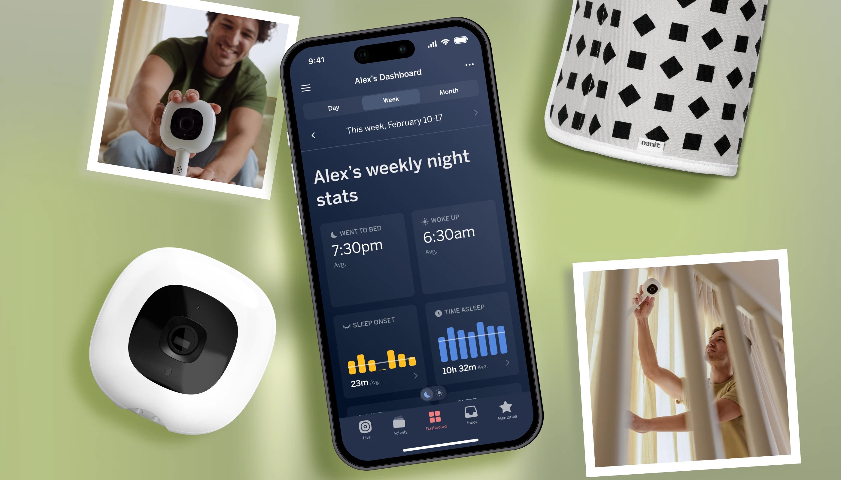 Nanit Pro Smart Baby Monitor | Tracks Sleep and Breathing