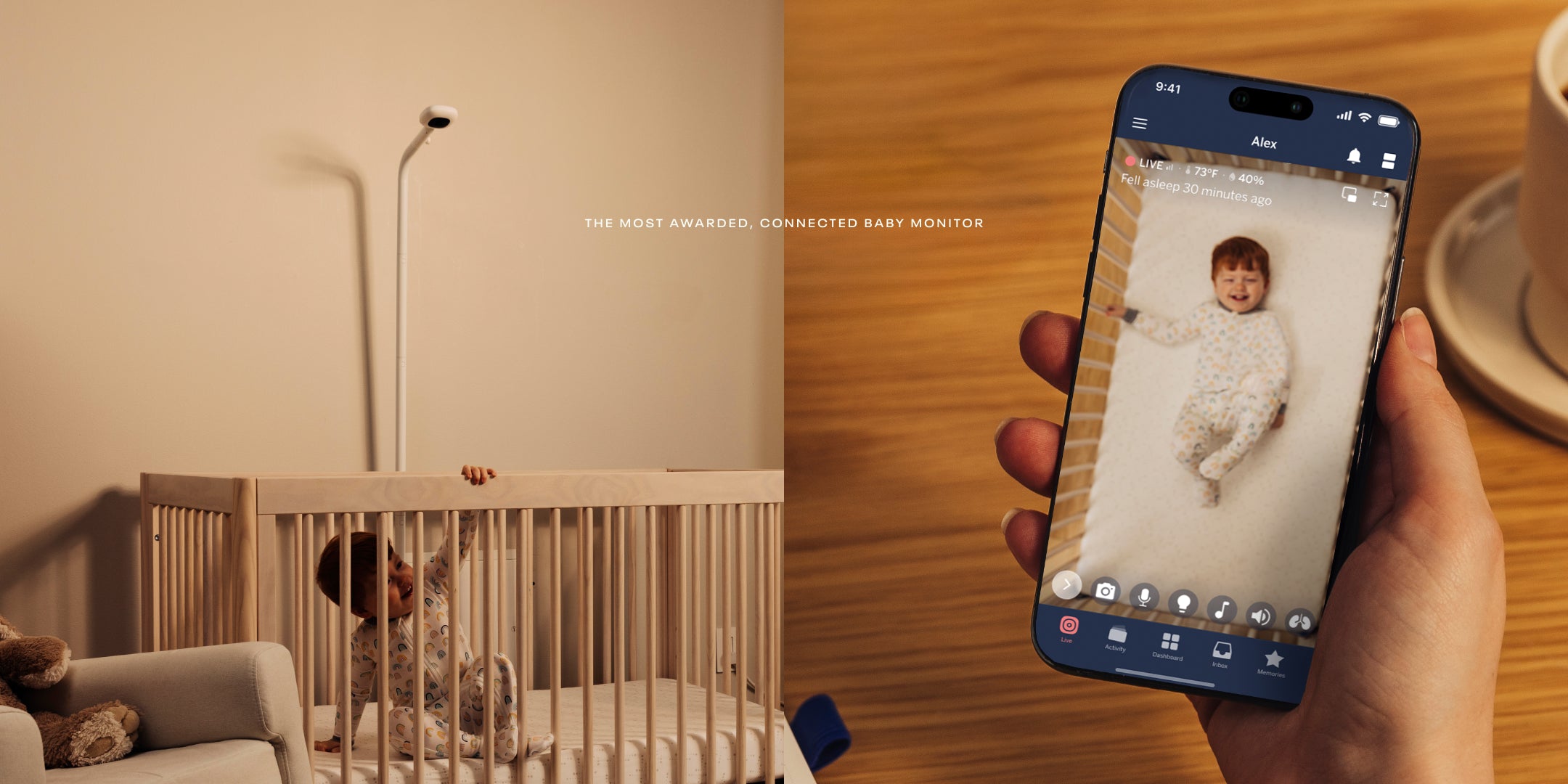 Nanit Pro Smart Baby Monitor | Tracks Sleep and Breathing